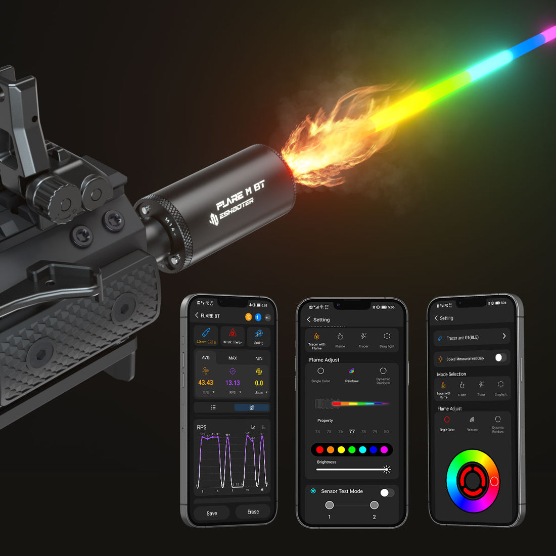 Eshooter Flare M BT Tracer Unit